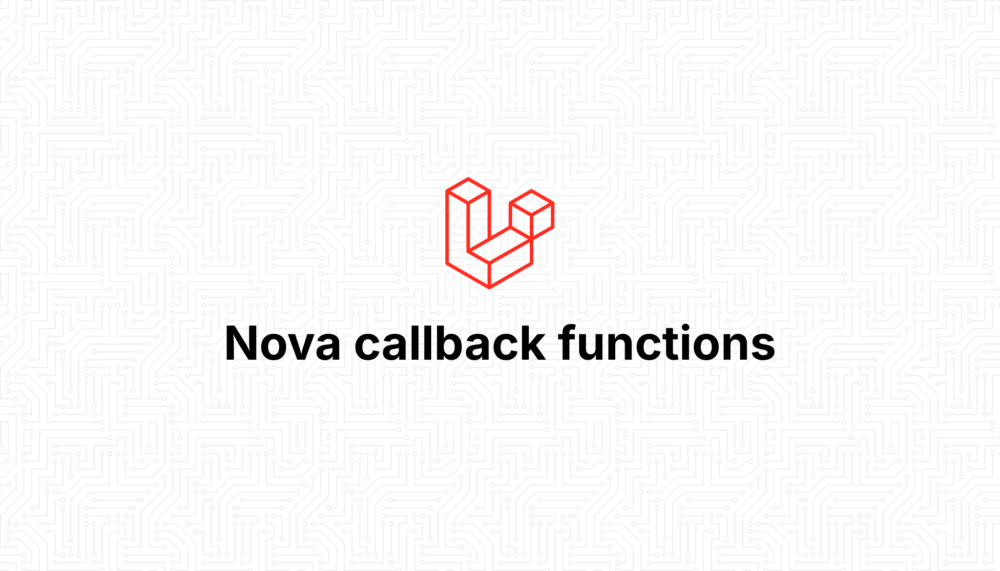 GitHub - ganyicz/nova-callbacks: Add after-save callbacks to your Laravel Nova resources